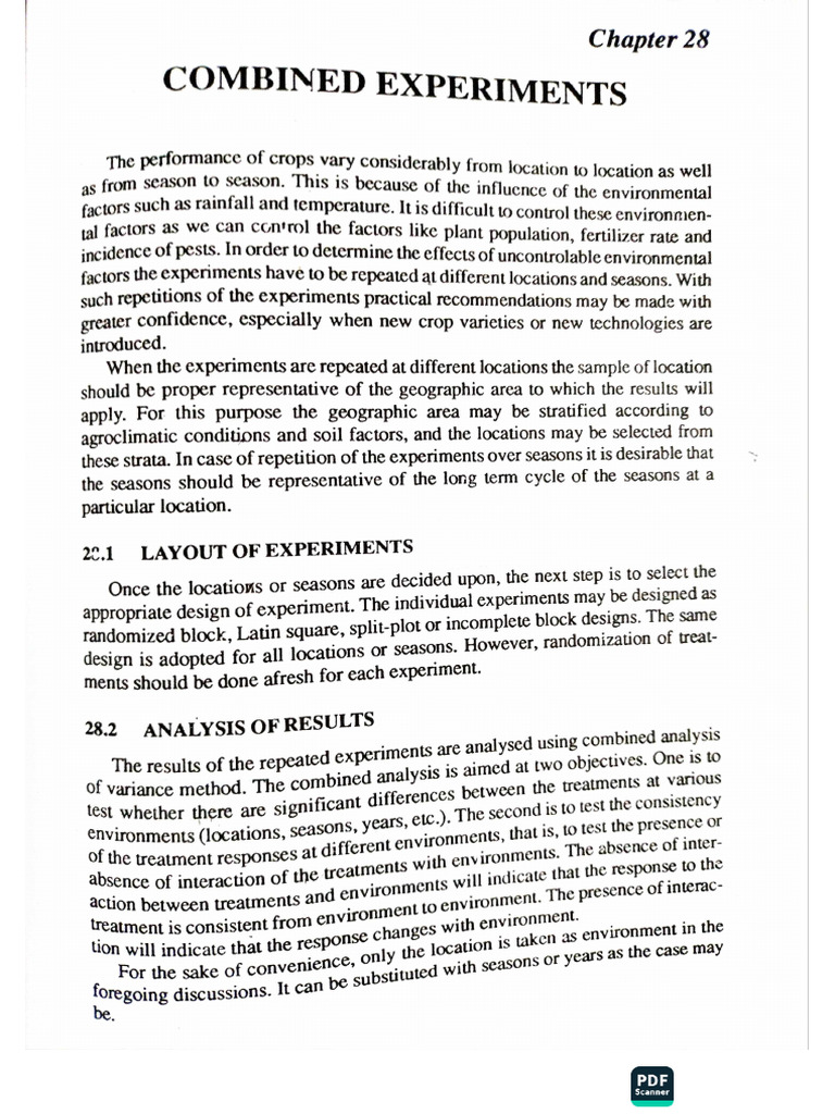 Combined Analysis | PDF