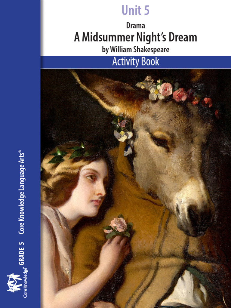 Grade 5 A Midsummer Night's Dream Activities | PDF | A Midsummer Night ...