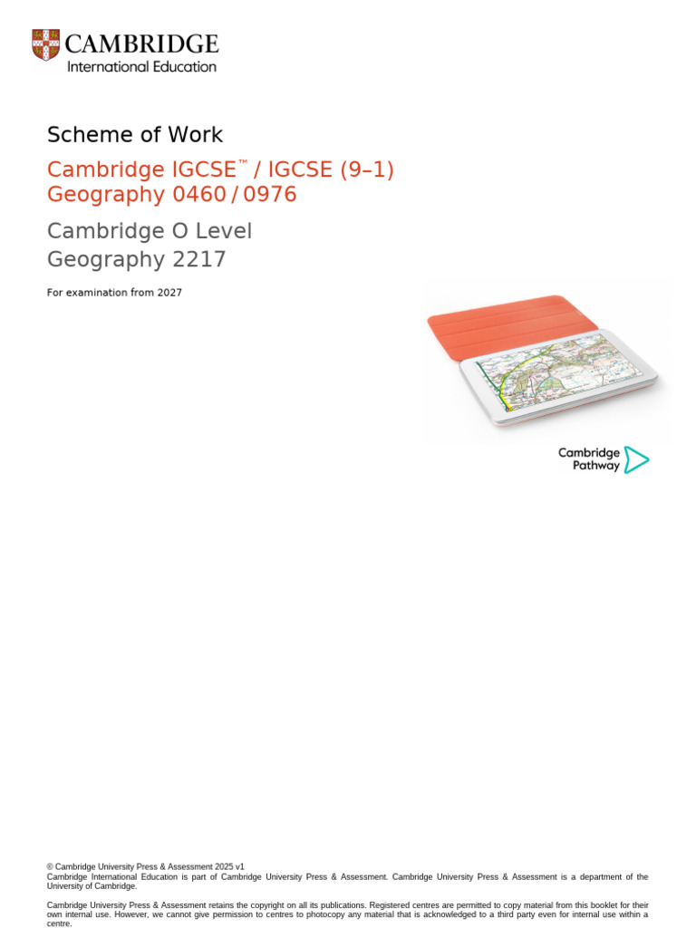 IGCSE Geography Scheme of Work From 2027 | PDF | Flood | River