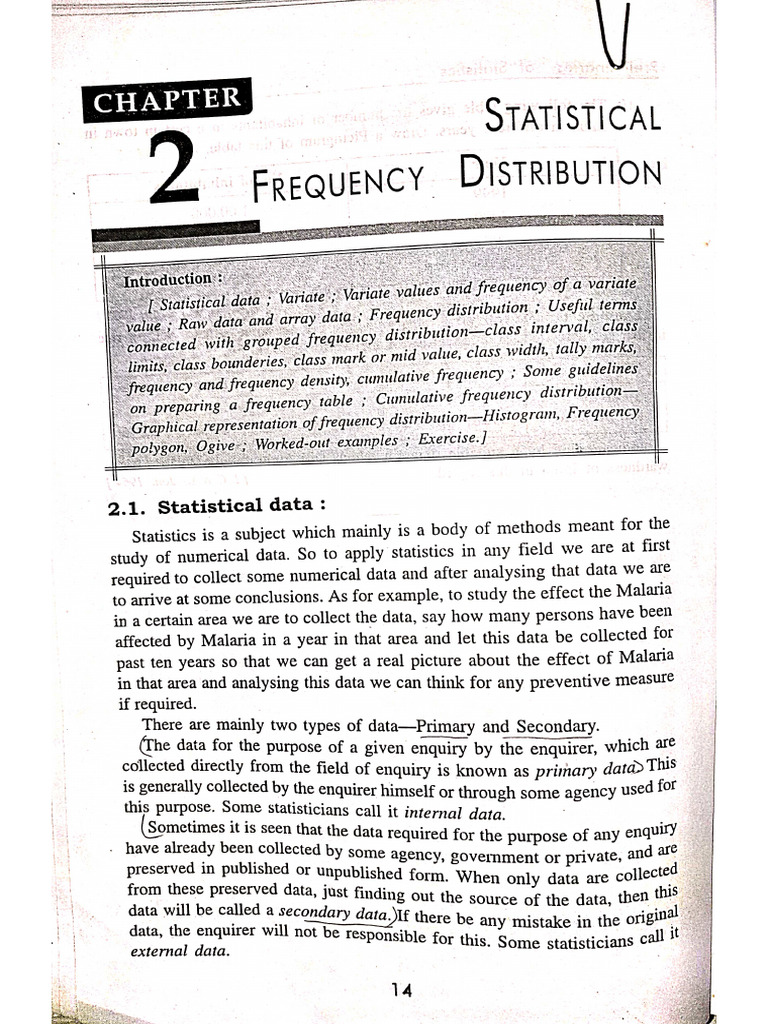 Frequency Distribution | PDF
