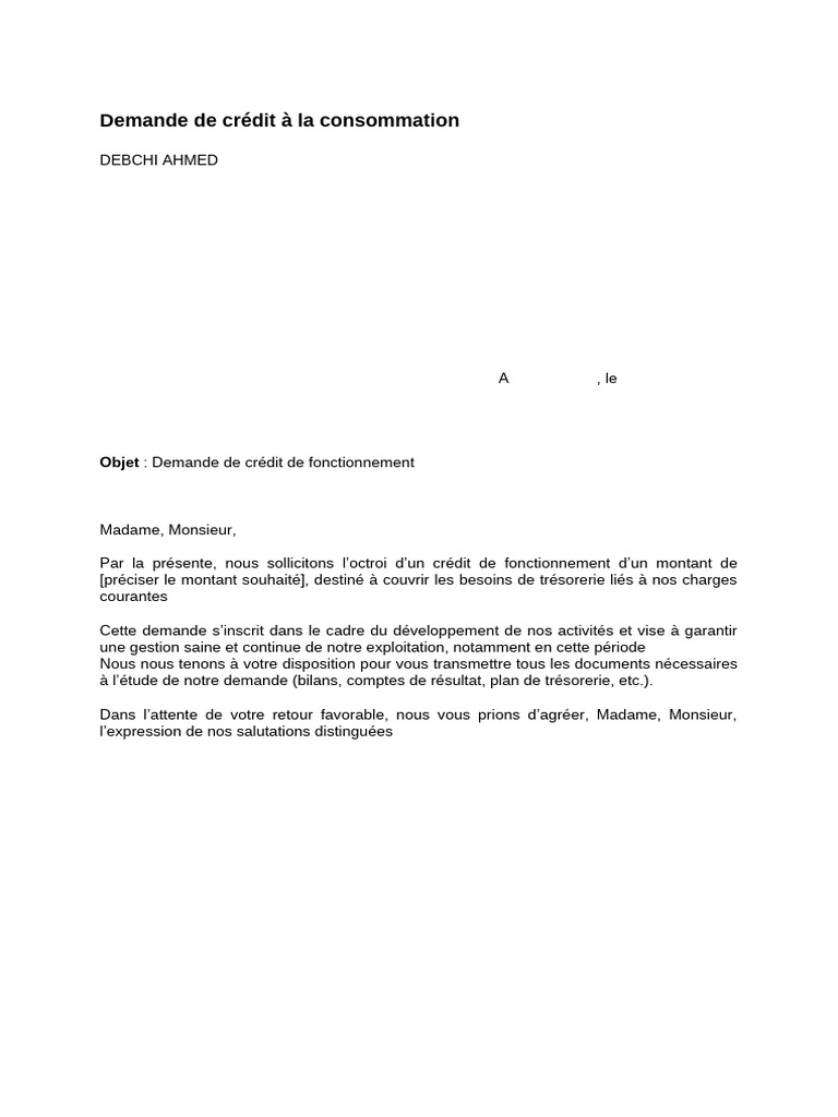 Credit Consommation Et Deces