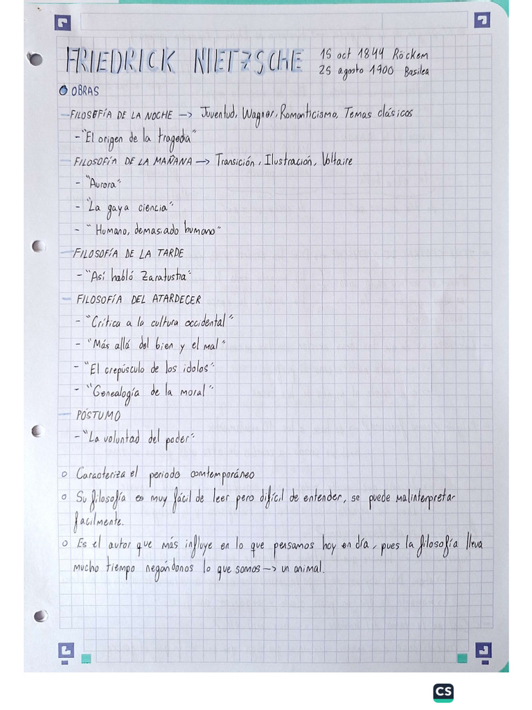 Nietzsche 2 Bachillerato.userrr_917 | PDF