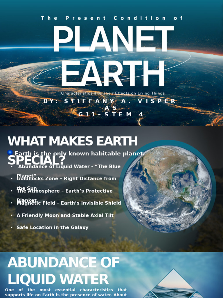 Why Earth is Unique and Vulnerable | PDF | Earth | Atmosphere Of Earth