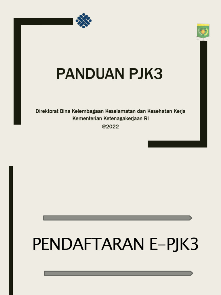Panduan PJK3 Kesehatan Kerja | PDF