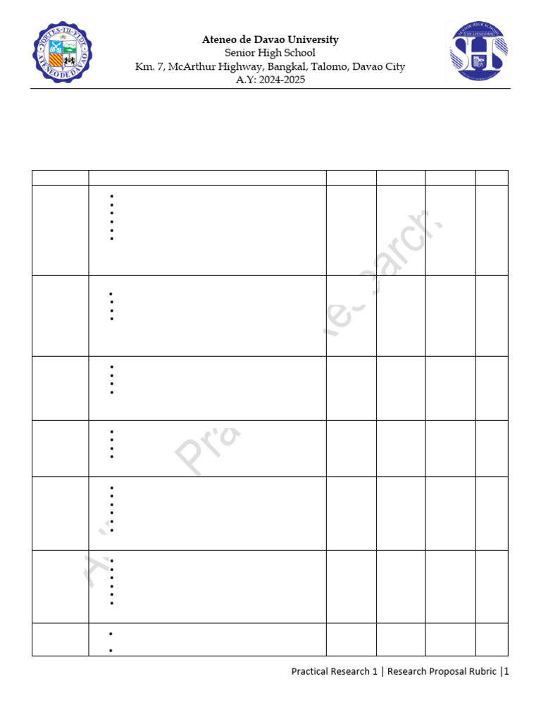 Final Manuscript Rubric 1 | PDF | Citation | Data