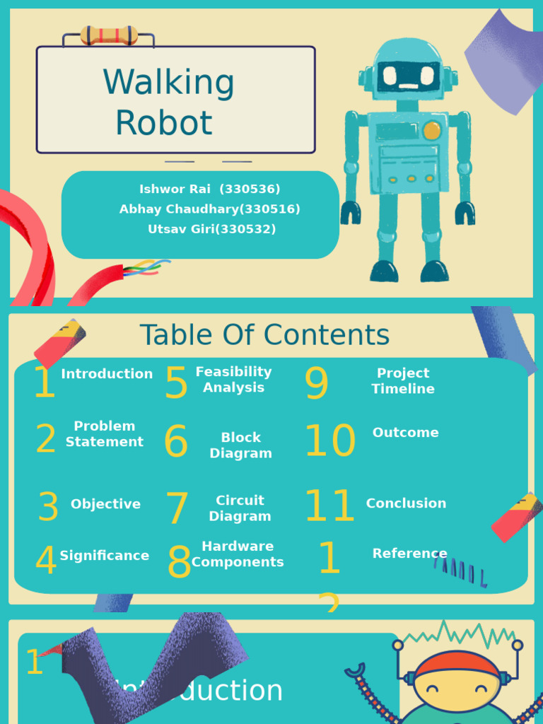 Low-Cost Arduino Walking Robot Project | PDF | Robot | Robotics