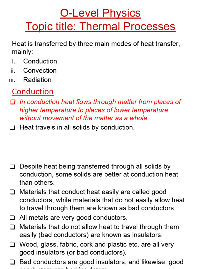 Understanding Heat Transfer: Conduction | PDF | Convection | Heat Transfer