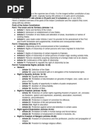 Indian Constitution Chart | PDF