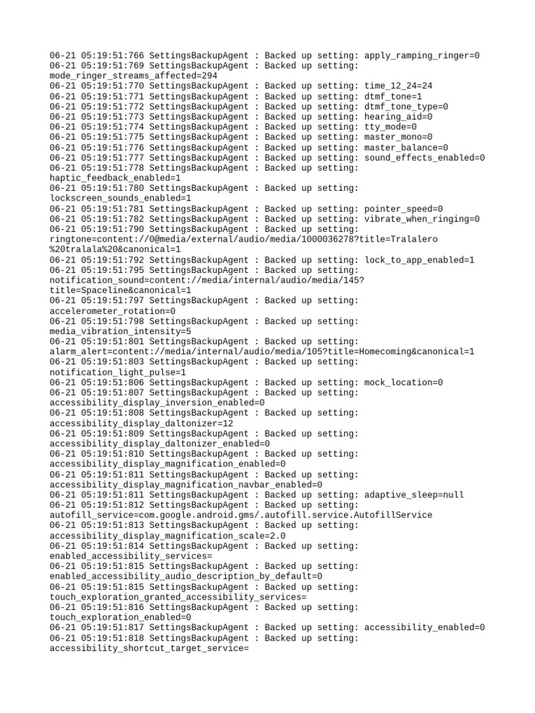 Settingsprovider | PDF | Java (Programming Language) | Computing