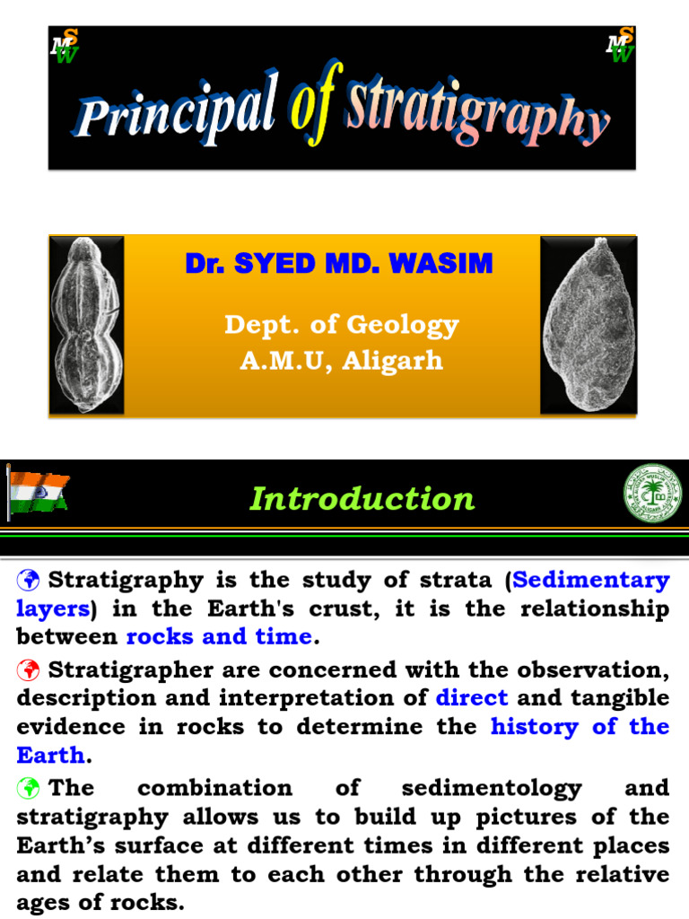 1 Principal of Stratigraphy | PDF | Rock (Geology) | Geology