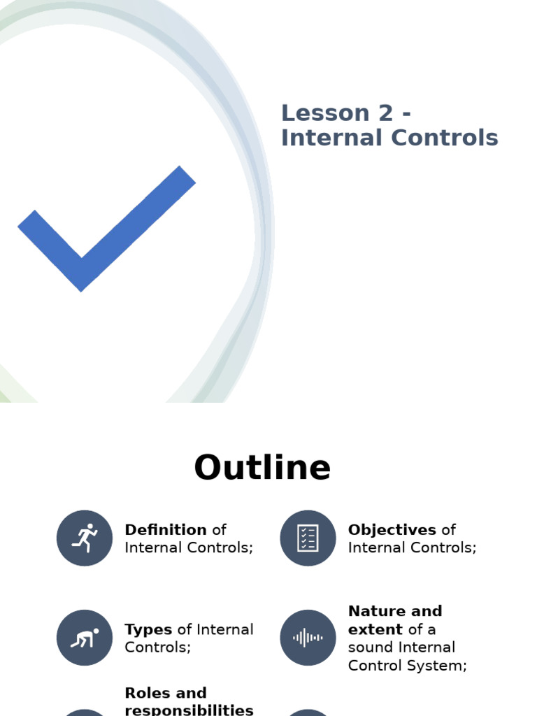 Lesson 2 - Internal Controls | PDF | Internal Control | Business