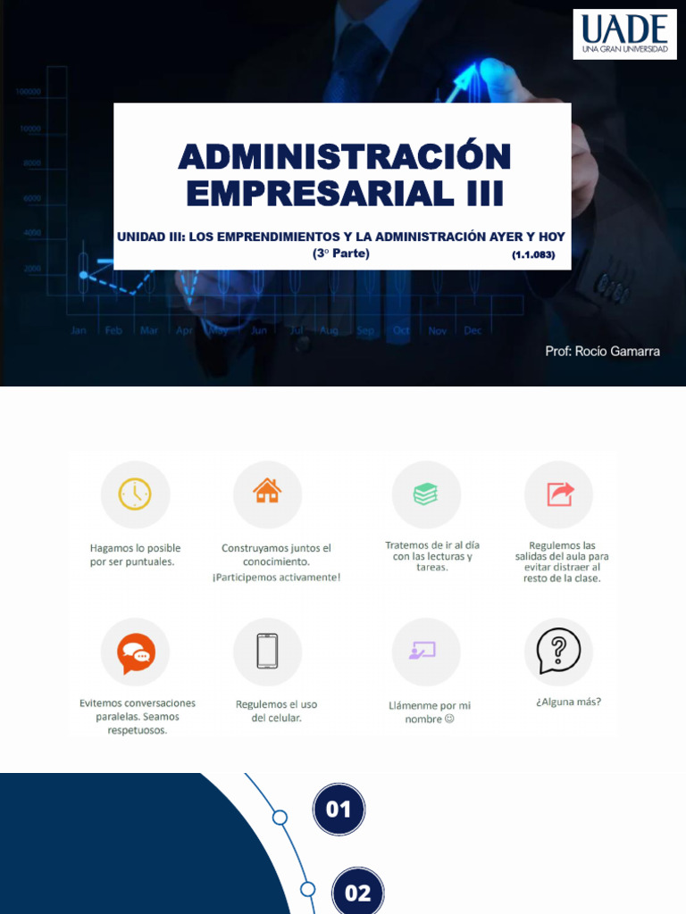 Unidad Iii - Los Emprendimientos y Administracion de Ayer y de Hoy (3°parte) | PDF ...