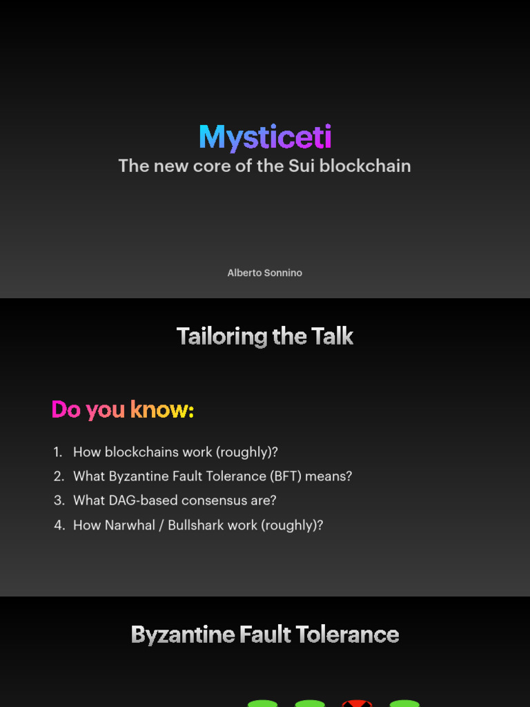 Sui Blockchain: Mysticeti Consensus Overview | PDF | Computer ...