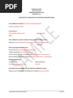 QBCC Form 43 Waterproofing Certificate | PDF | License