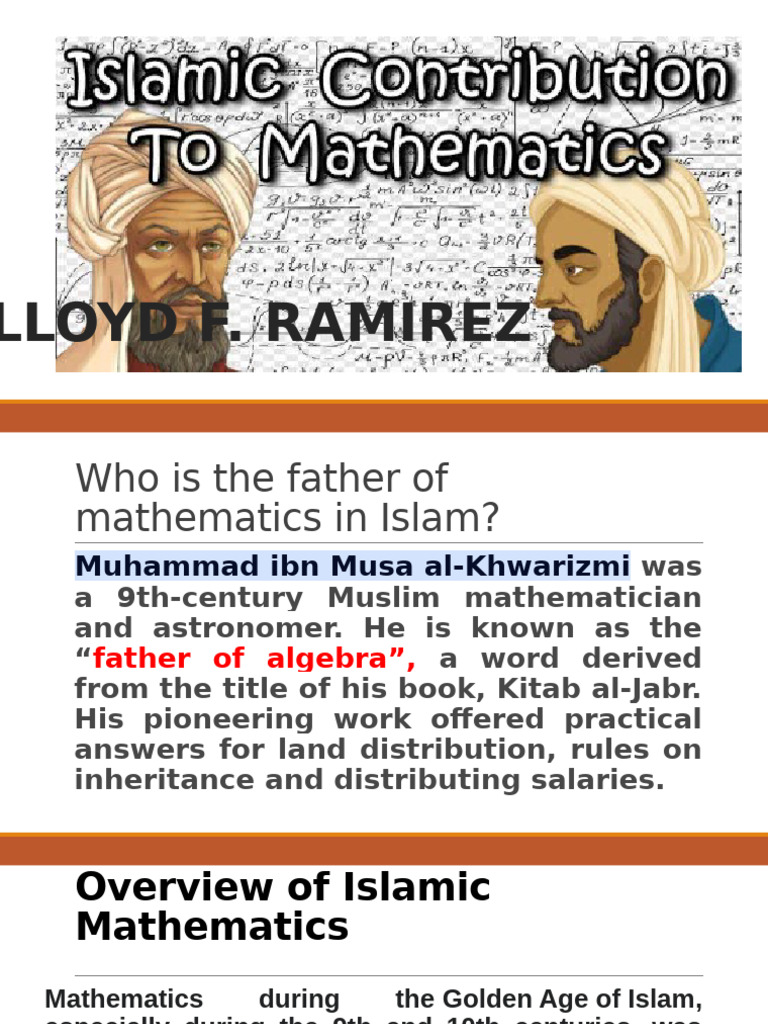 Islamic Mathematics | PDF