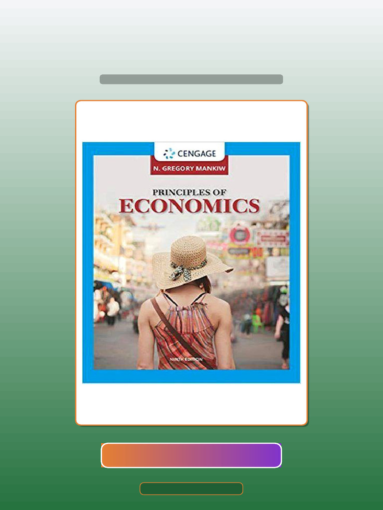 Principles of Economics 9th Edition by N Gregory Mankiw Ebook and ...