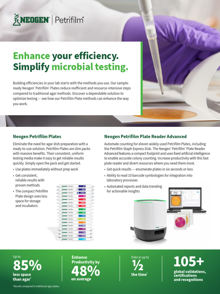 Optimize Microbial Testing with Petrifilm | PDF