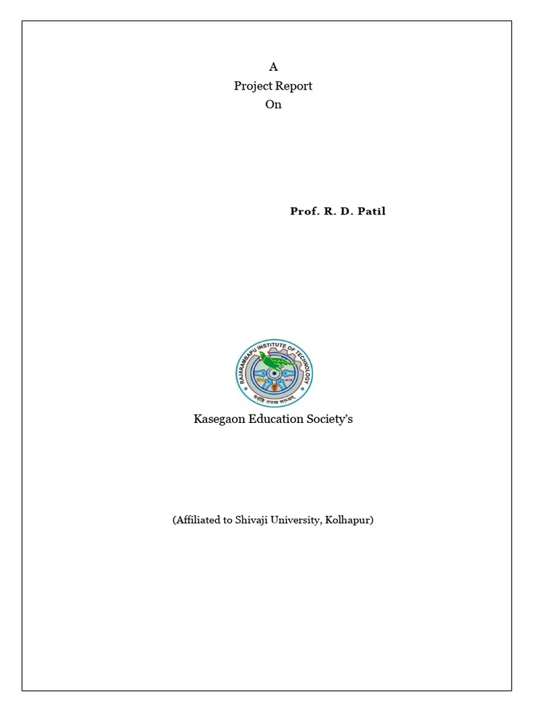 Sahil Patil Project Report | PDF | Road Surface | Concrete