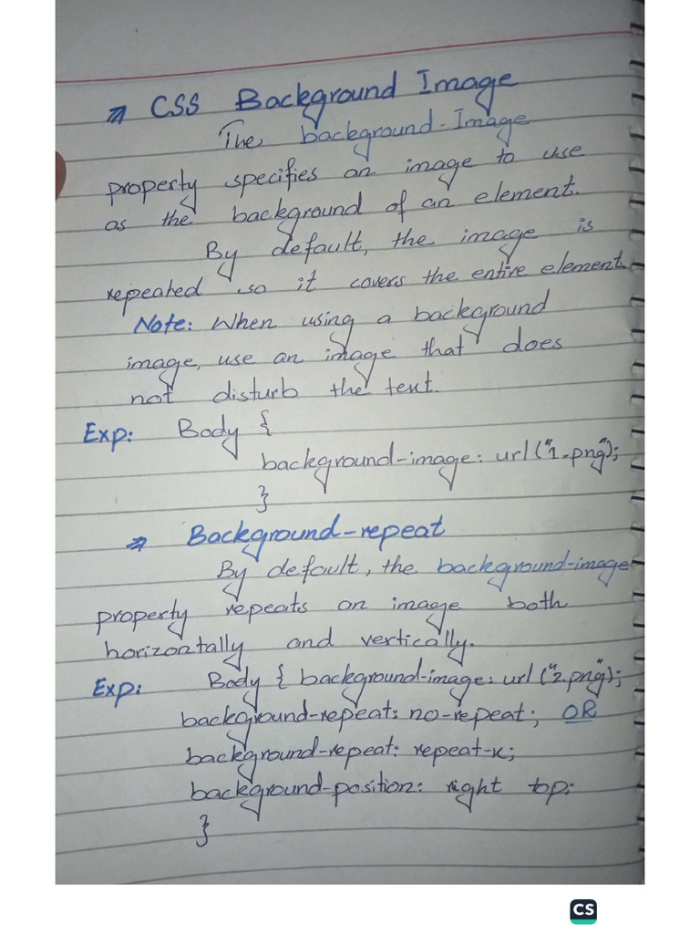 CSS Background Image | PDF