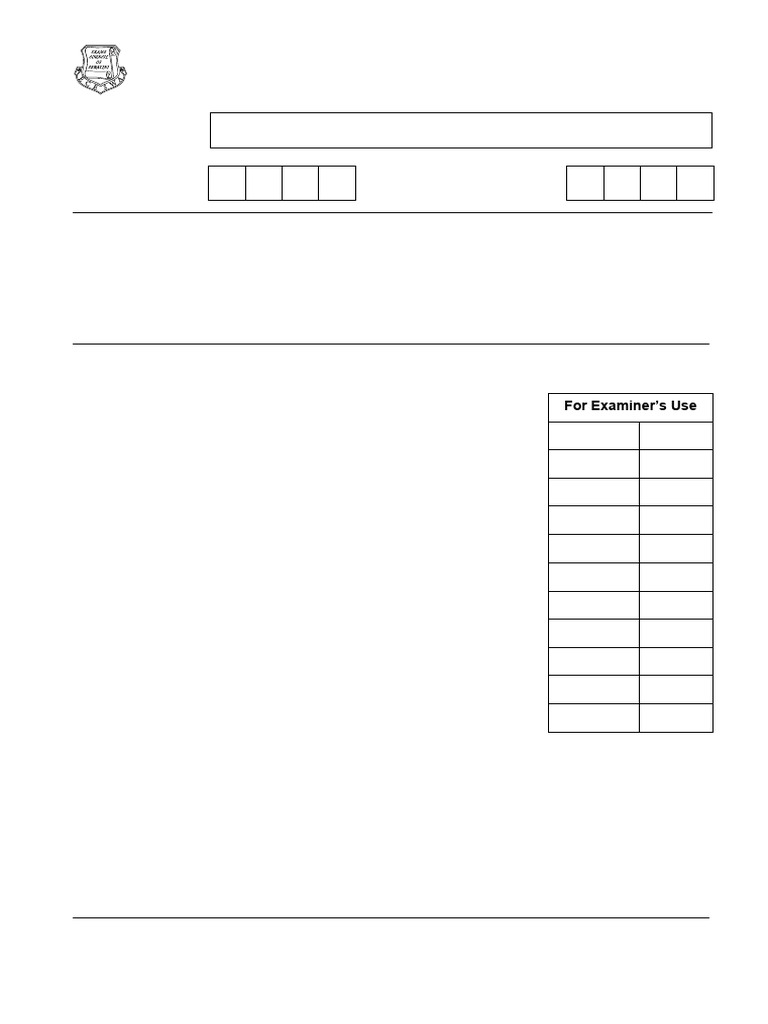 JC Mathematics 2020 Question Paper 2 | PDF | Area | Mathematics
