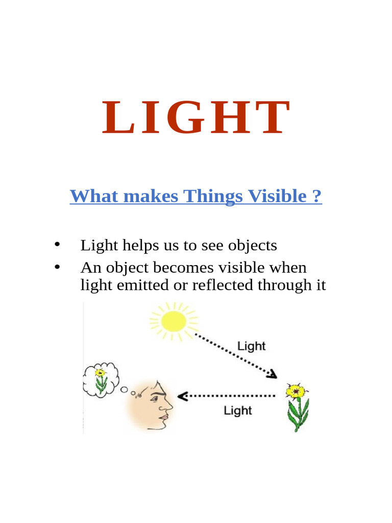 Understanding Light and Vision Basics | PDF