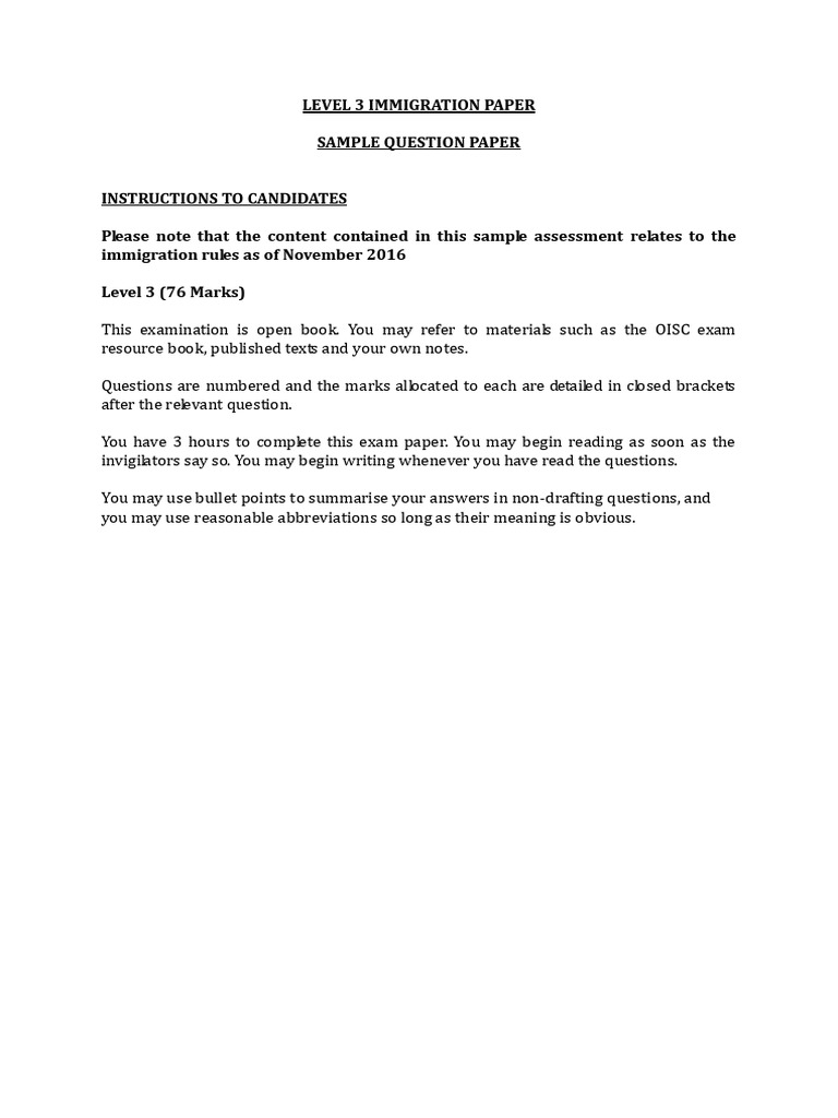 Level 3 Sample Question | PDF | Witness | Criminal Record