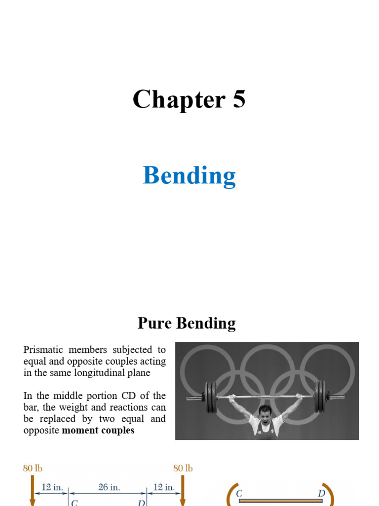 Ch5 Bending | PDF | Bending | Beam (Structure)