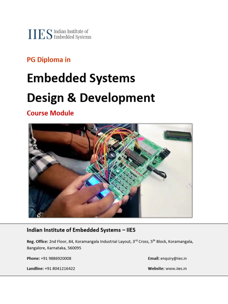 PGD in Embedded & Automotive Outline 24-25 | PDF | Pointer (Computer ...