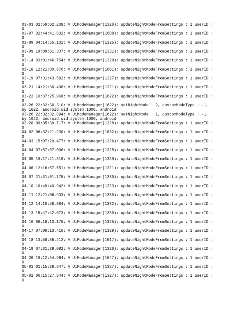 Dark Mode Log1 | PDF