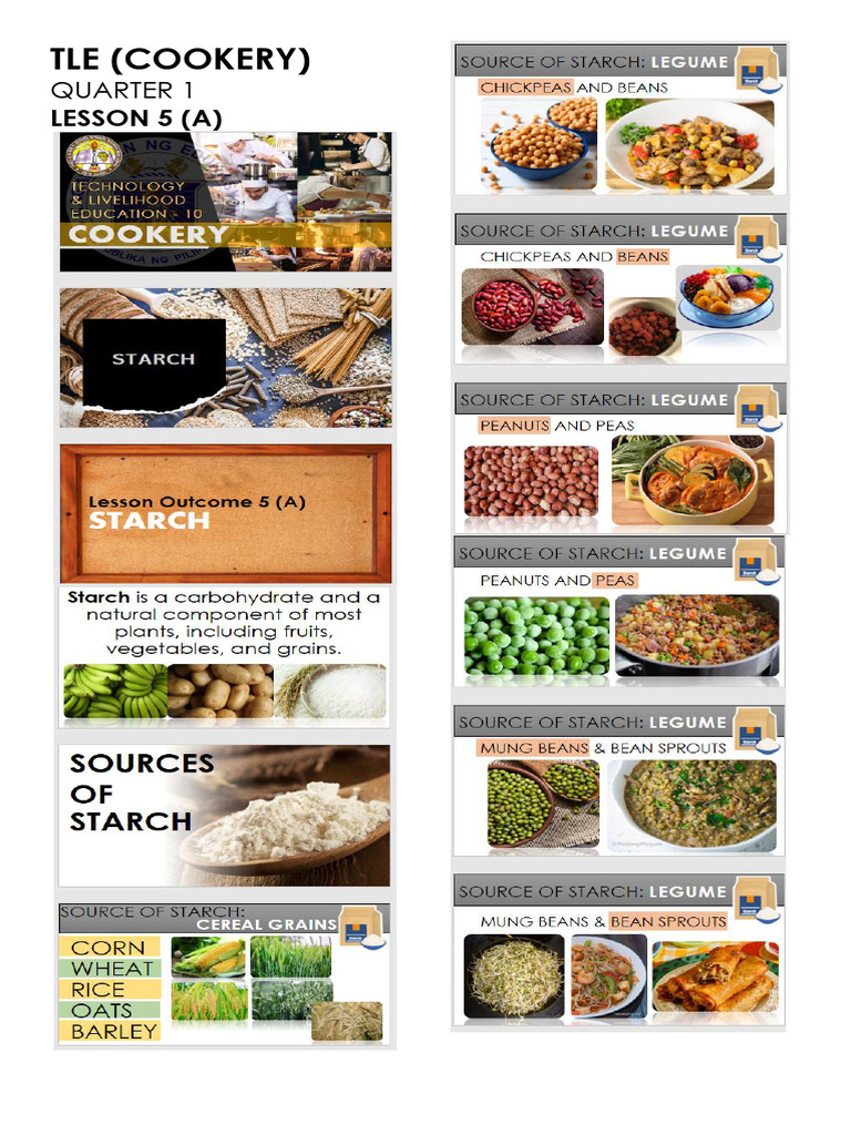 Tle (Cookery) : Lesson 5 (A) | PDF