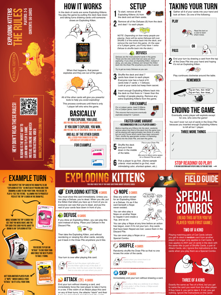 Stacking Attacks in Exploding Kittens | PDF | Ephemera | Gaming Devices