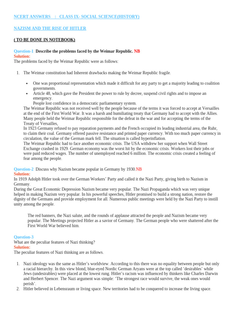 Wa0014. | PDF | Weimar Republic | Nazi Germany
