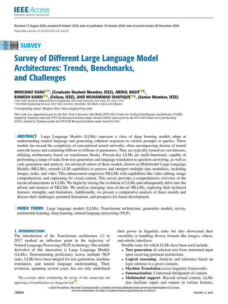 Survey of Large Language Model Trends | PDF | Applied Mathematics ...