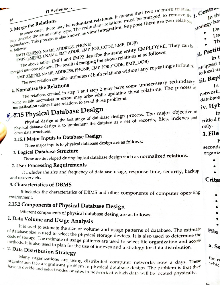 Physical Database Design | PDF