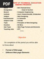 Web Design Complete Lecture Notes | PDF | World Wide Web | Internet & Web