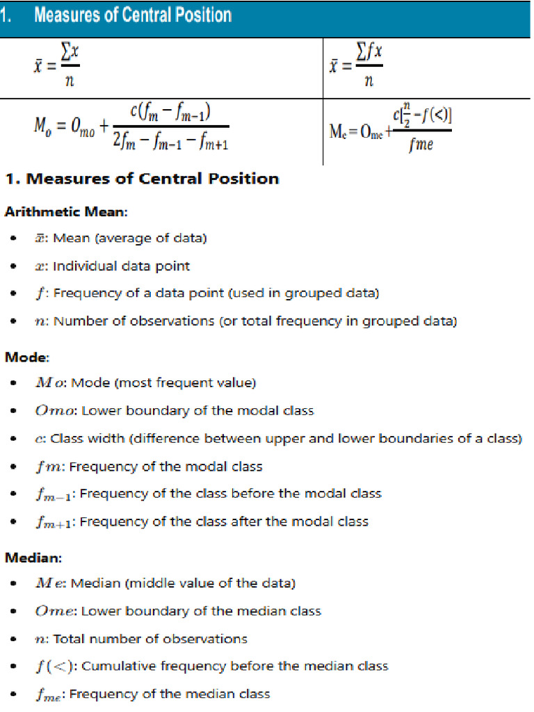 Quant Formula Notes | PDF