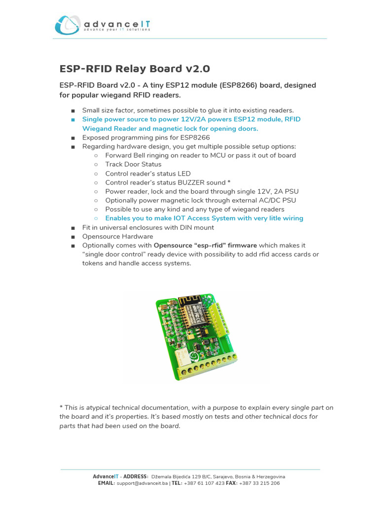 ESP RFID Relay Board v4 | PDF | Relay | Power Supply