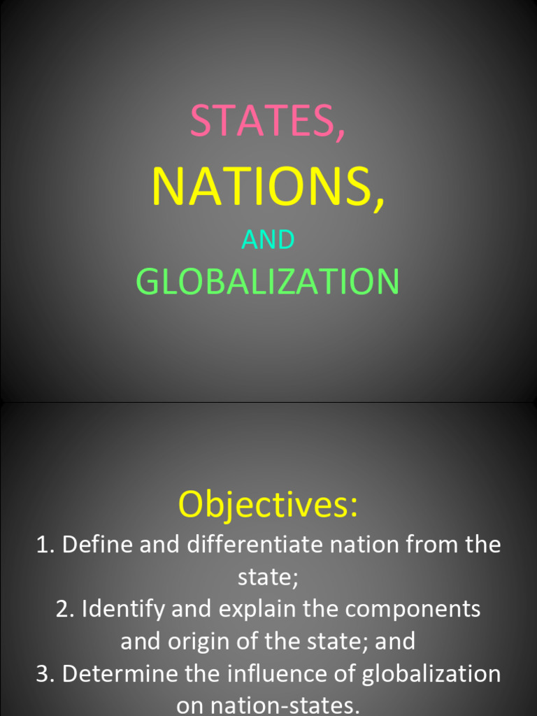Understanding States, Nations, and Globalization | PDF | Democracy ...