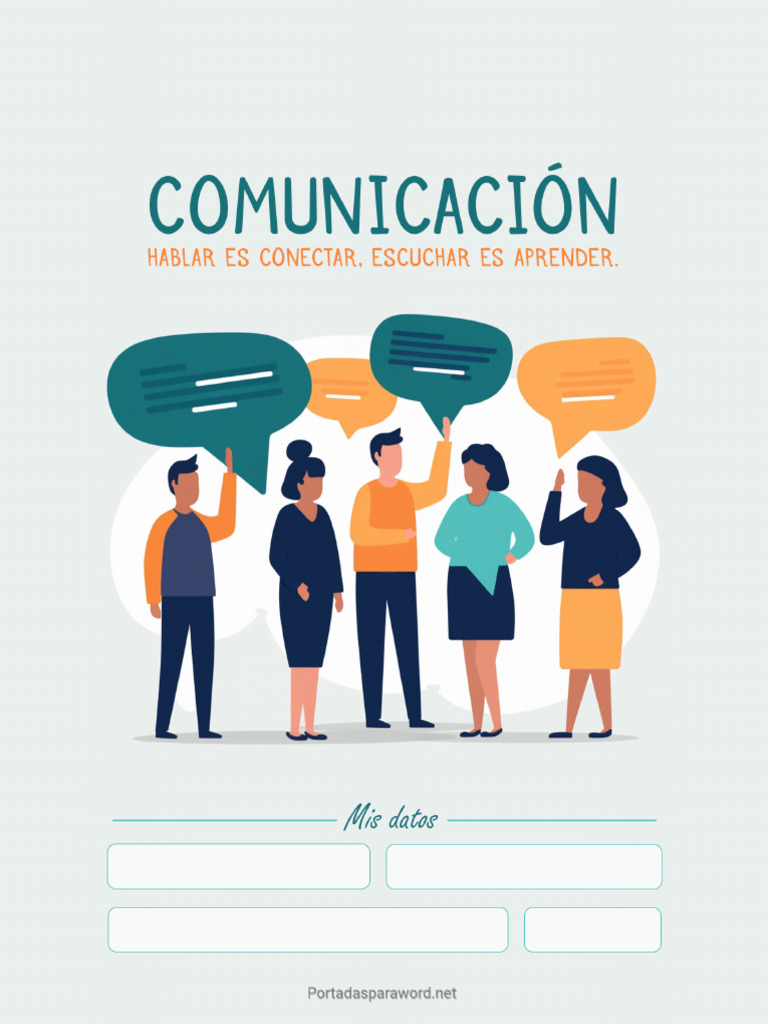 Carátula para Comunicación A Color 2 | PDF