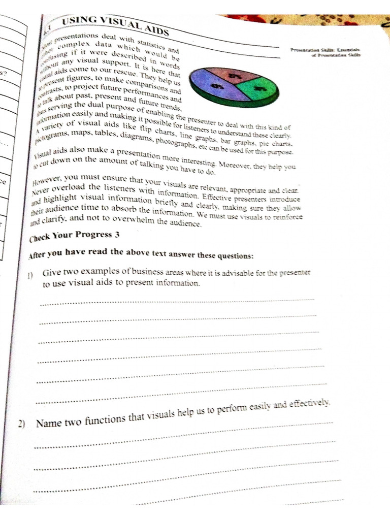 Using Visual Aids | PDF