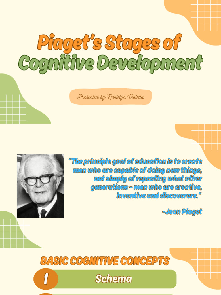 Piagets Stages of Cognitive Development | PDF | Schema (Psychology ...