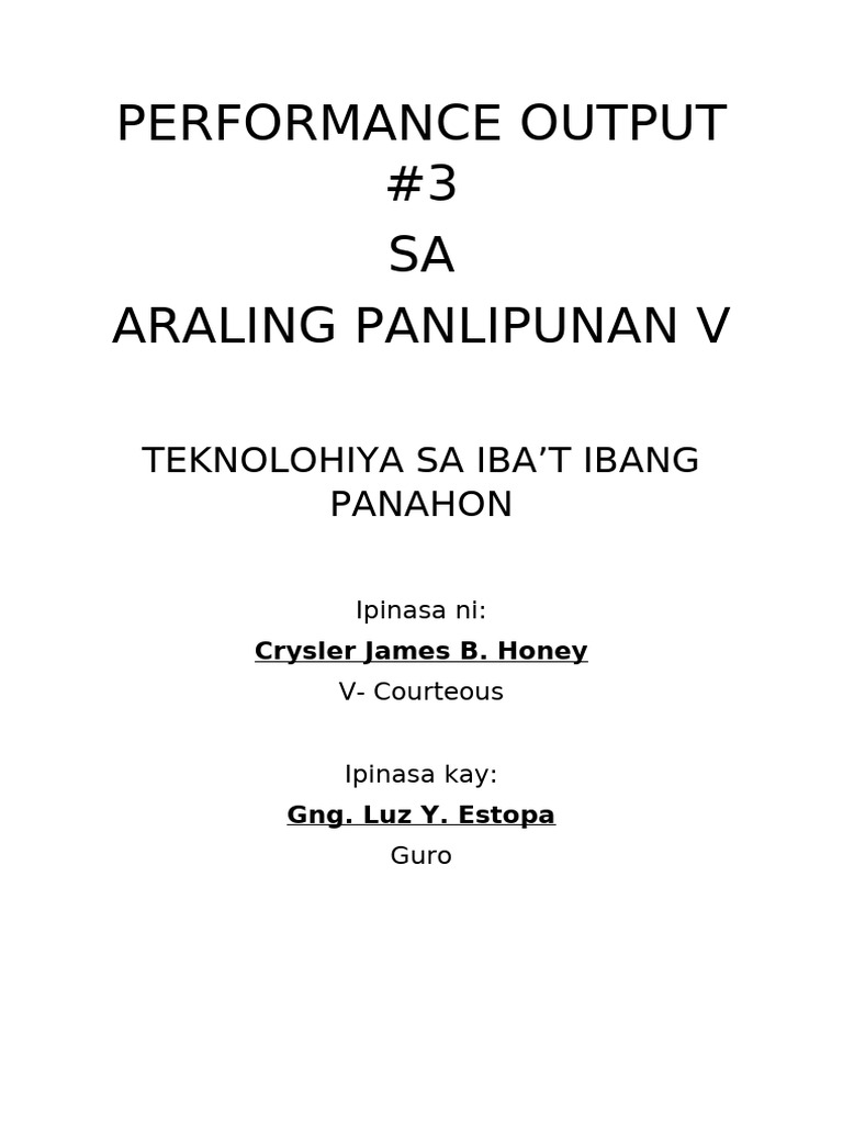 Egoy | PDF