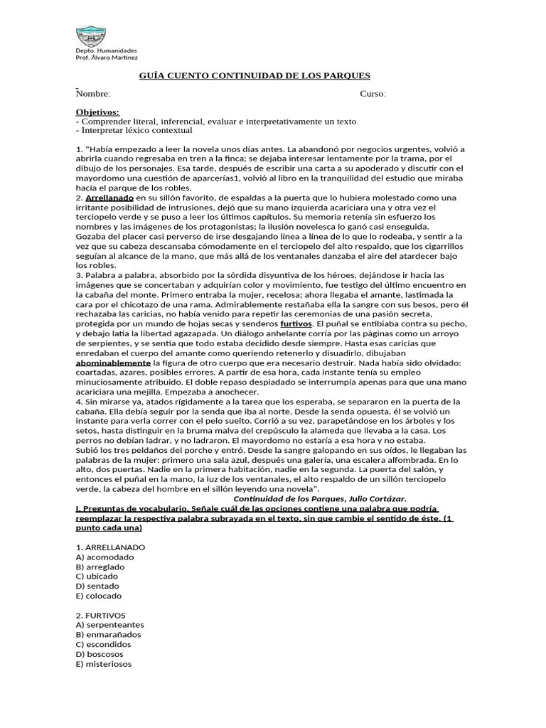 Guía Continuidad de Los Parques | PDF
