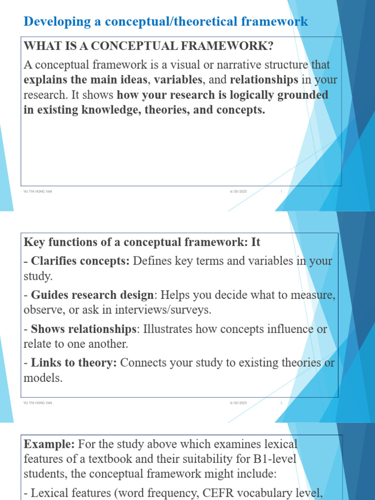 Understanding Conceptual Frameworks in Research | PDF | Theory | Vocabulary