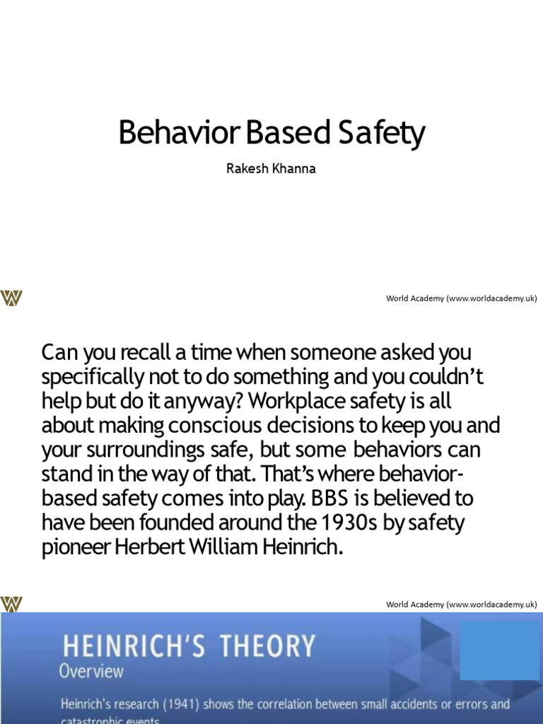 Understanding Behavior-Based Safety | PDF | Safety | Behavior