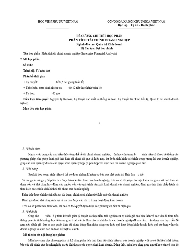 De Cuong Chi Tiet PTTCDN | PDF