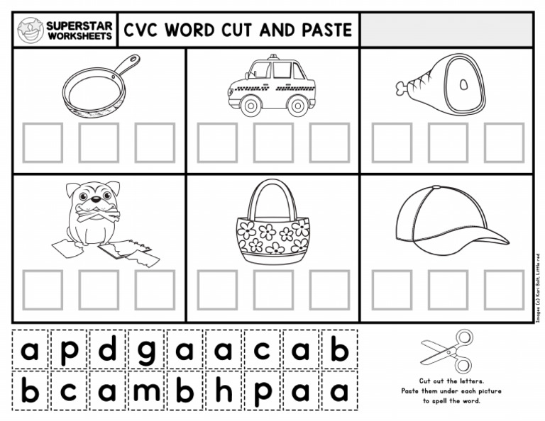 CVC Cut and Paste Short A | PDF