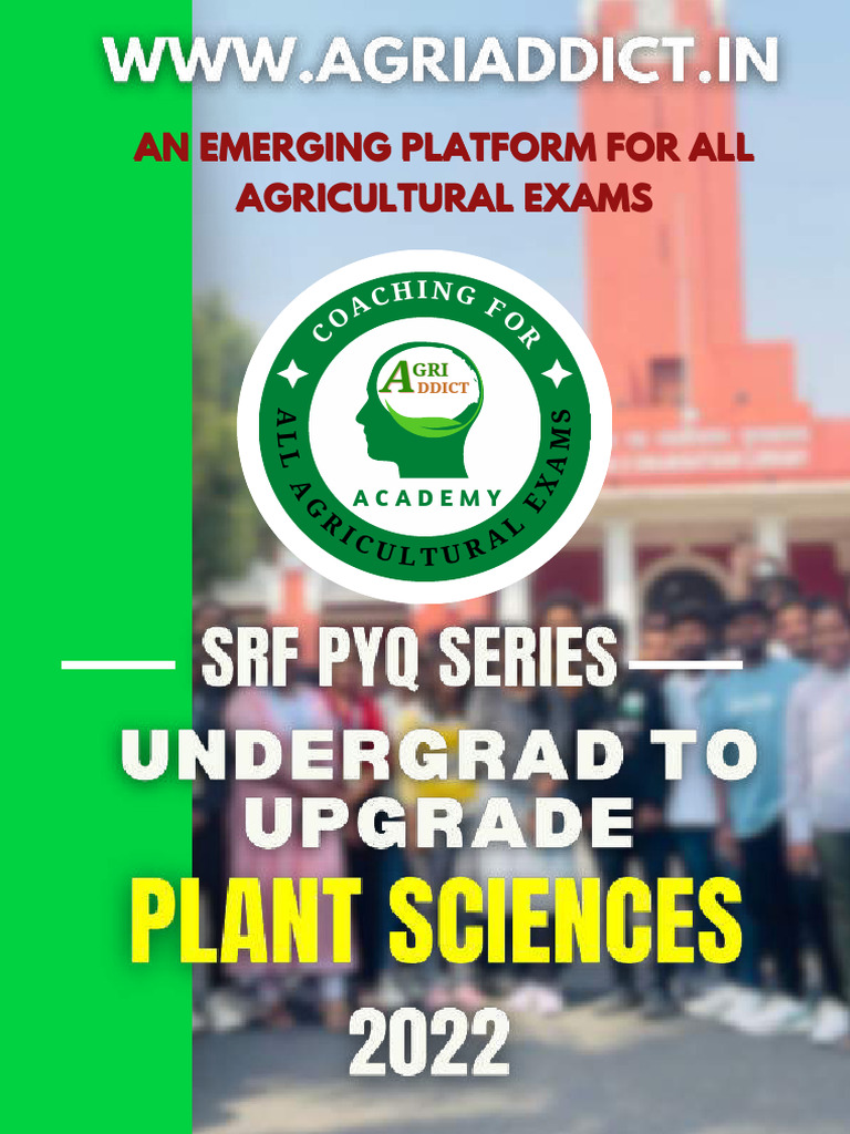 Plant Science - PG - 2022 | PDF | Dna Replication | Life Sciences
