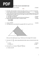 Final Year Exam Math Form 2 | PDF | Area | Function (Mathematics)